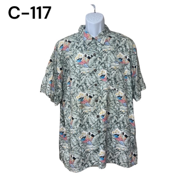 Impulse | Shirts | Vintage Sz Large Impulse Hawaiian Print Button Down ...